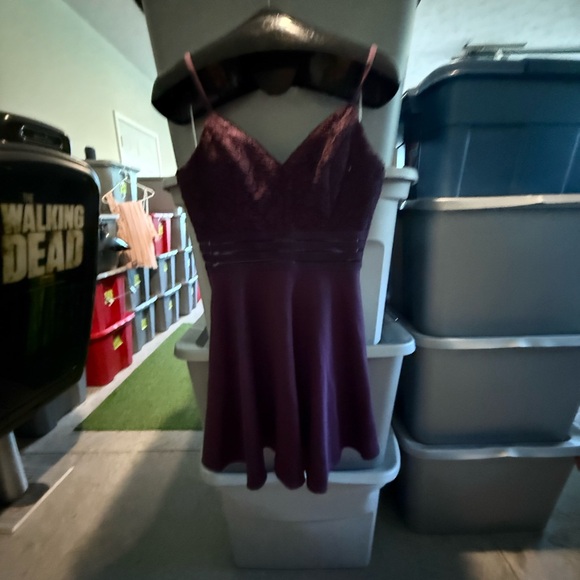 Speechless | Dresses | Elegant Purple Spaghetti Strap Dress P59 | Poshmark